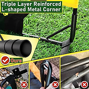 Happy Jump Soccer Goal Pop Up Foldable Soccer Net for Backyard 5'x3.6', 1 Pack