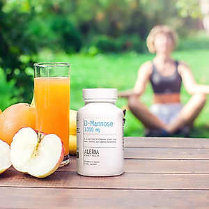 D-Mannose 1000 mg - Urinary Tract Health - with Cranberry Concentrate, Organic Rose HIPS, Acerola Extract - 60 Vegetarian Capsules (Pack of 3)