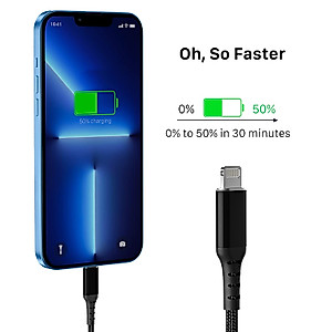 [Bundle] INVZI 100w GaN USB-C Charger 4-Port and USB-C to Lightning Cable for MacBook Pro Air, iPad Pro Air, iPhone 13 12 11 Pro Max