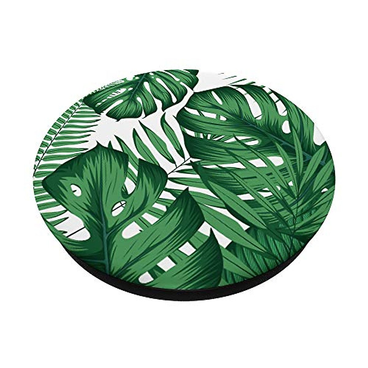 Green Tropical Palm Tree Leaves PopSockets PopGrip: Swappable Grip for Phones & Tablets
