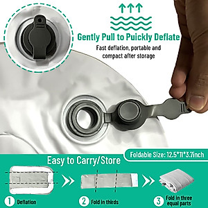 BABYBOO Convenient Inflatable Travel Bed for Toddlers | Fly Travel Kids Bed Fits Most Airplane Seats | Portable Airplane Car Bed for Toddler | Car Seat Toddler Travel