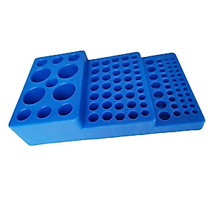 Multifunctional Test Tube Rack Vial Rack Trapezoidal Test Tube Rack for 0.2ml-50ml Test Tube