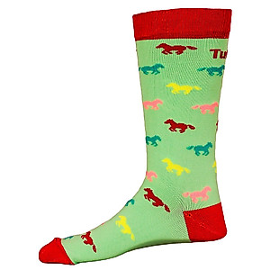 TuffRider Childs Neon Pony Socks Green