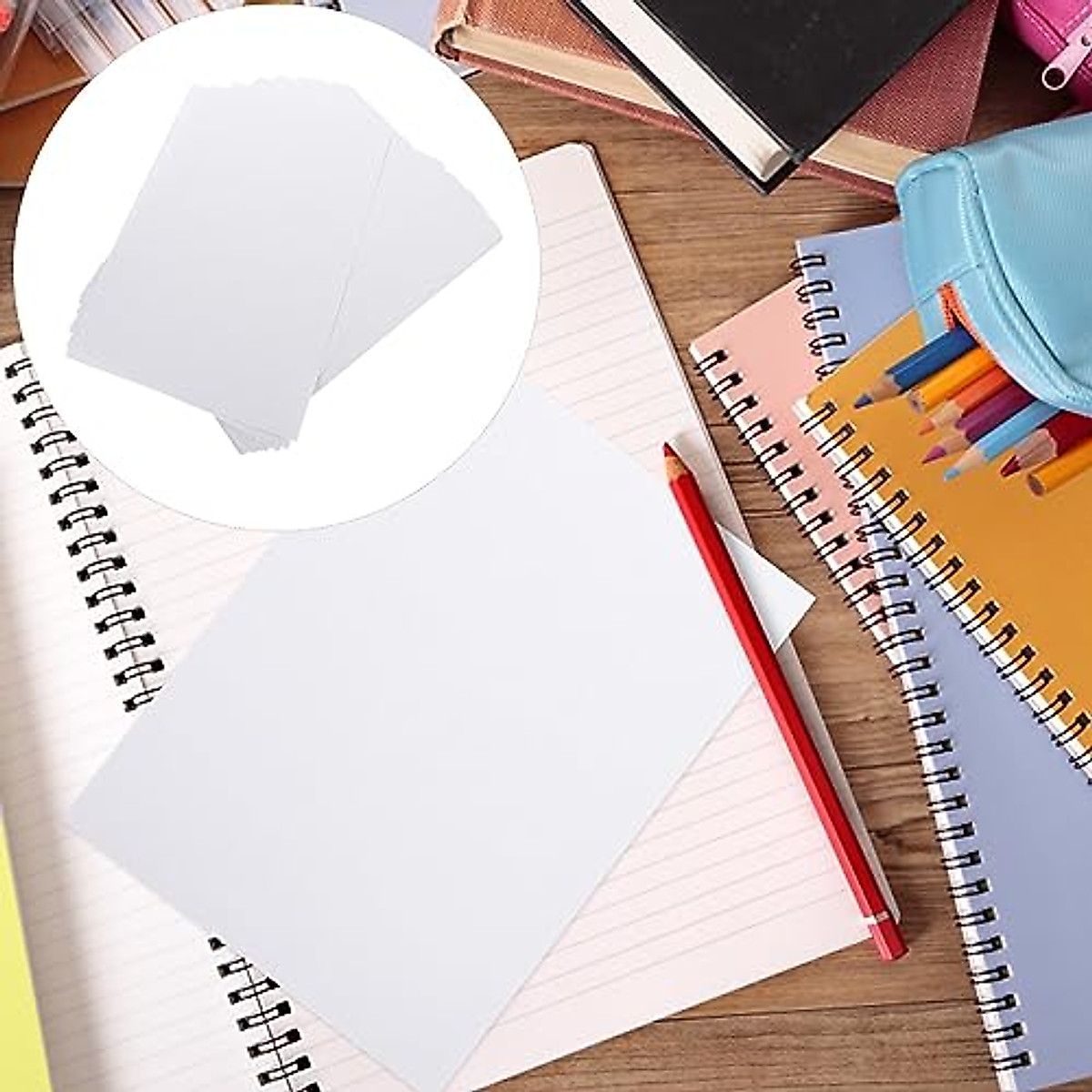 Cabilock 50 Sheets Labels Tag Tabs Blank Sticker Paper Label Paper Adhesive Label Sticker Printing Paper Sticker Printer Paper Printer Sticker Paper White Stickers A4 Magnetic Paper