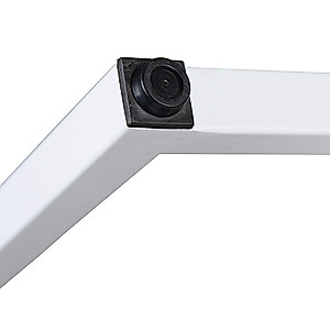 Flash Furniture Kimberly Tiverton Industrial Modern Desk-Rustic Gray/White Commercial Grade Computer Desk-47" Sturdy Home Office Desk-Writing Desk