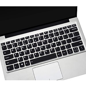 Keyboard Cover for Lenovo Yoga 7i 5i 2-in-1 14"/Lenovo Flex 5 14" 2-in-1 Laptop/Lenovo Flex 5 14"/ Lenovo Idepad S540 14/ThinkBook 14 Gen 2,Keyboard Protector Skin for Lenovo Ideapad 5 14"-Black