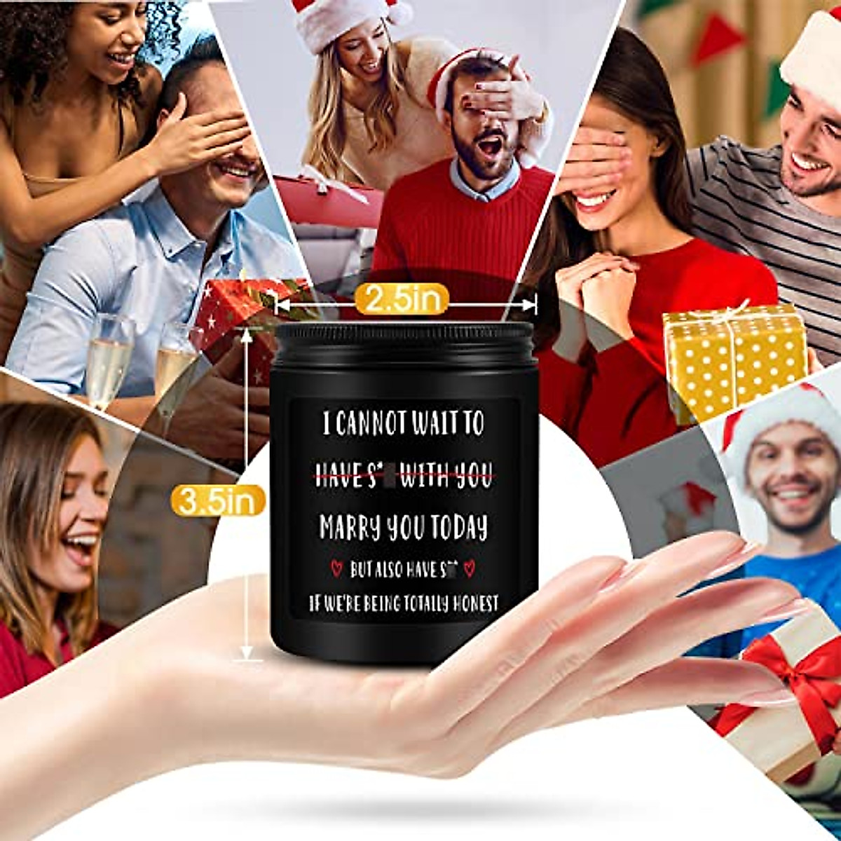 SOGLIM Wedding Day Candle - Future Husband Gifts, Future Wife Gifts - Gifts for Groom from Bride on Wedding Day - Funny Wedding Gifts for Bride, Groom, Fiance, Soon to Be Husband Future Bride Newlywed