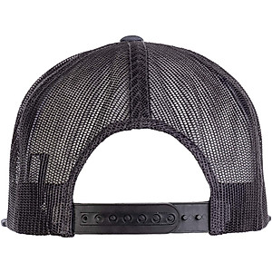 Ann Arbor T-shirt Co. I Paused My Game to Be Here | Funny Video Gamer Humor Joke for Men Women Hat Cap-(Trucker, 2 Tone) Grey/Black