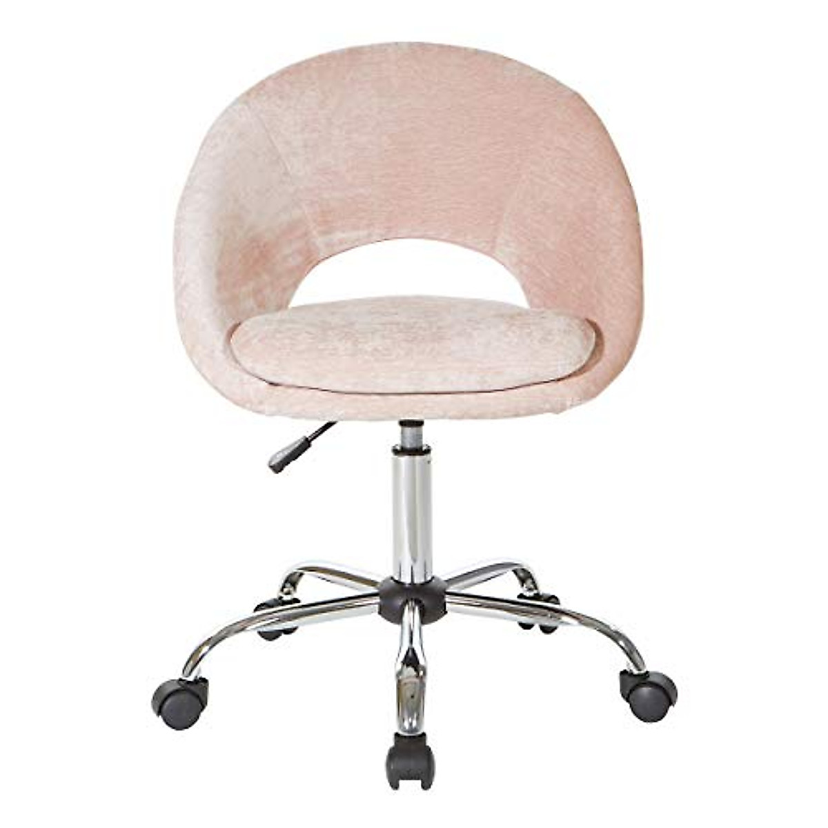 OSP Home Furnishings Milo Office Chair, Blush