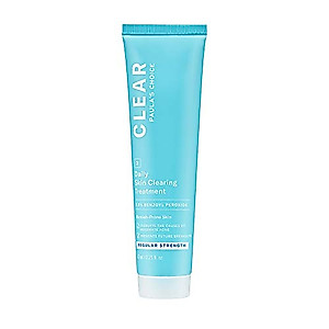 Paula’s Choice CLEAR Daily Skin Clearing Treatment with Benzoyl Peroxide for Facial Acne and Redness Relief, 2.25 Fl. Oz. (Regular Strength)