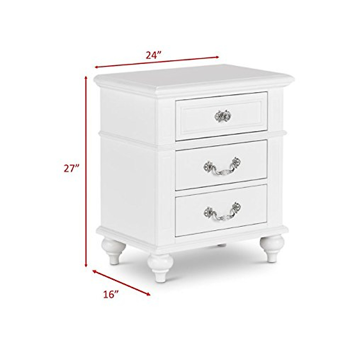 Picket House Furnishings Annie Nightstand in White