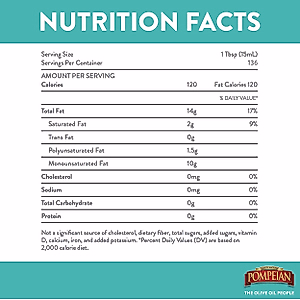 Pompeian Mild Taste Olive Oil, Mild Flavor, Perfect for Roasting & Sauteing, Naturally Gluten Free, Non-Allergenic, Non-GMO, 68 FL. OZ.