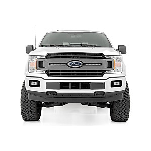 Rough Country 10" Black Series Slimline CREE LED Light Bars | Pair - 70410ABL