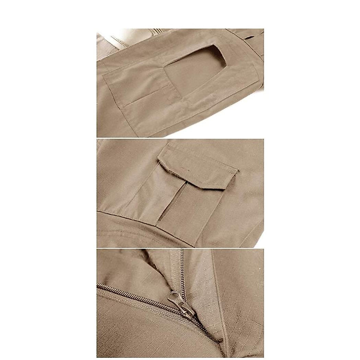 KEHAIOO Men Military Pants with Knee Pads, Airsoft Tactical Cargo Pants, Army Soldier Combat Paintball Trousers Gray 34