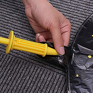 JANOU Crown Balloons 18 Inch Foil Helium Round Black Balloons Birthday Wedding Baby Shower Party Decoration Pack 10pcs