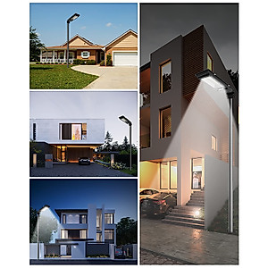 Taoesy 800W Solar Street Lights Outdoor, 60000LM Motion Sensor LED Solar Parking Lot Light Dusk to Dawn, IP65 Waterproof Solar Security Flood Light with Remote Control for Area Lighting, Yard, Garage