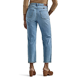Wrangler Women's High-Rise Rodeo Straight Leg Crop Jean Starcrossed8