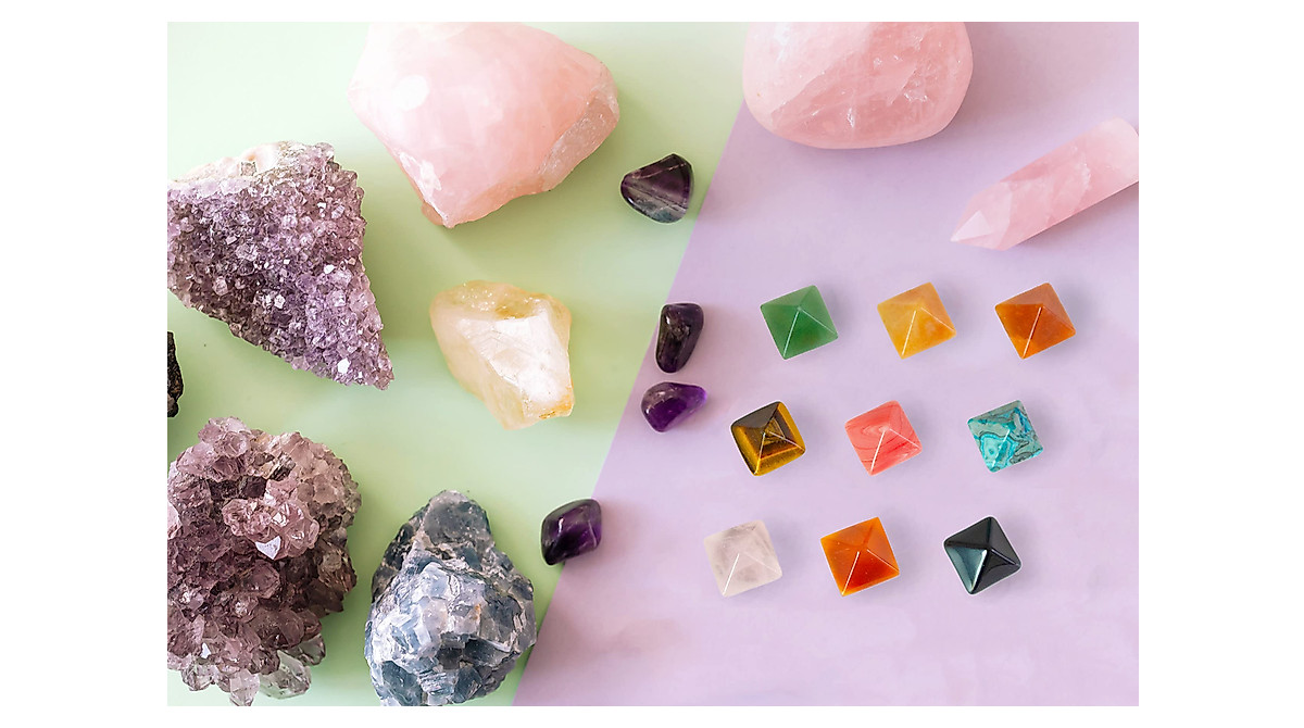 Colorful Crystal Pyramid Magnets for Fridge & Office