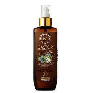 WOW Skin Science Castor Oil, Cold Pressed For Hair, Nails, Eyebrow, and Eyelash Growth For Women and Men