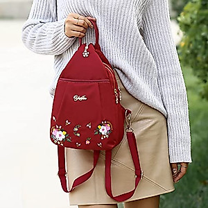 HPWRIU Quilted Backpack for Women Women Backpack Purse Fashion Casual Lightweight Travel School Shoulder Water Backpacks Kids