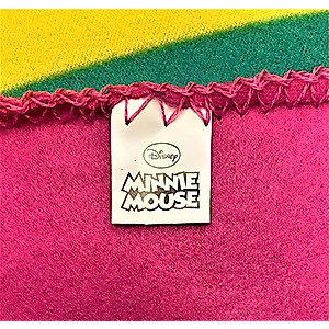 MinnieMouse Cozy Fleece Throw Blanket 40 x 60 (Pink Polka Dots)