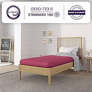 NapQueen 5 Inch, Twin Mattress, Memory Foam Pink Mattress - Medium Feel - CertiPUR-US Certified - Twin Bed Mattress in a Box, Breathable Soft Fabric Cover