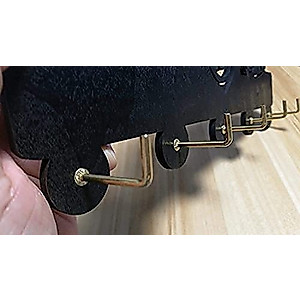 KingLive Wall Coat Rack Household Decor Modern Wooden Wall Hook Hunting Wall Hanger Hunter Gift Wall Hook Made of Wall Decor Hooks Household Decor Hooks Keys Holder