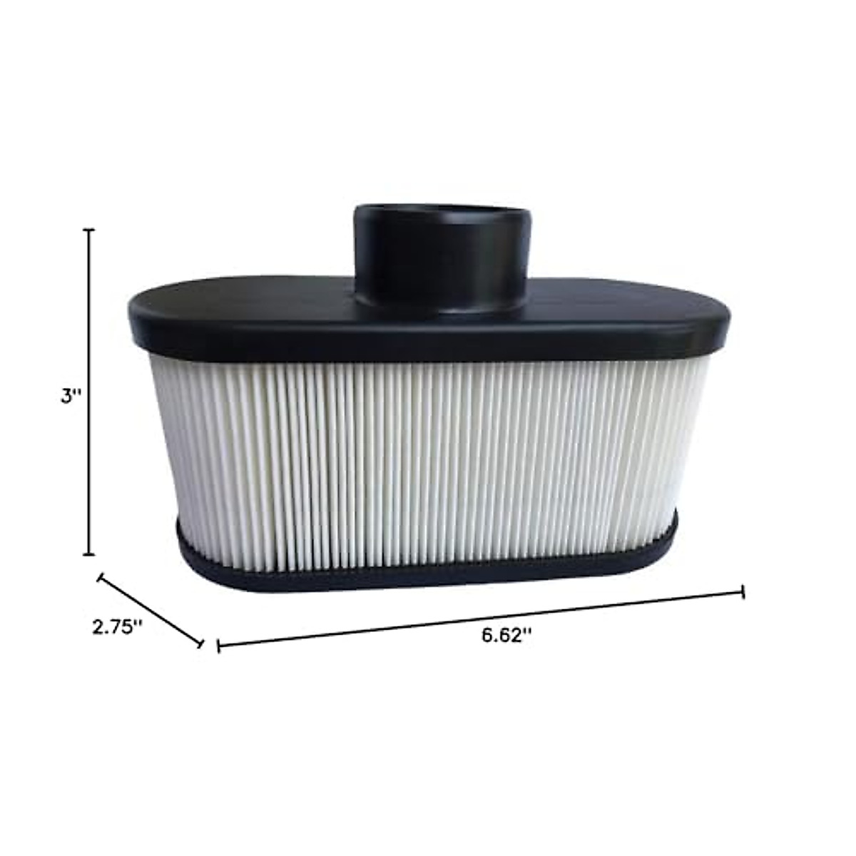 HEYZLASS 2Pack 11013-0752 11013-0726 Air Filter, Compatible with Kawasaki FR651V FR730V FR691V Engine Air Cleaner, Lawn Mower Air Filter, Plus 11013-7046 Pre Filter