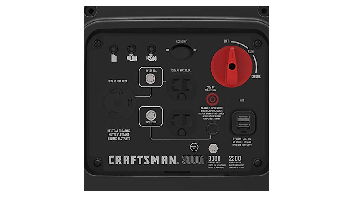 Craftsman 3000-Watt Portable Generator - Quiet & Reliable