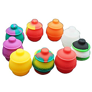 Gentcy 35ml 3p Silicone Containers Jars Honey Pots Multi Use