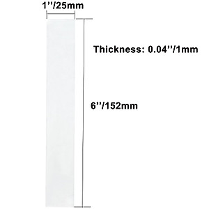 Zinc Anode-1 Inch X 6 Inches X 0.04 Inch （19 GA）99.99% Pure Zinc Electrode Sheet for DIY Zinc Plating and Zinc Electroplating, High Purity Zinc Plate