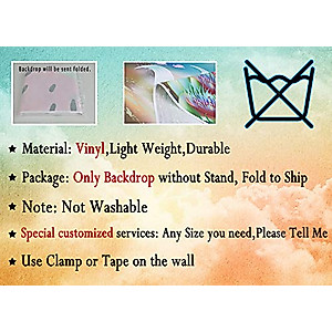 DePhoto Red Christmas Photo Backdrop Santa's Toy Shop Candy Cane in Snow World Xmas Family Holiday Party Banner Photography Background Supplies Decor Studio Prop PGT673F 15X10ft