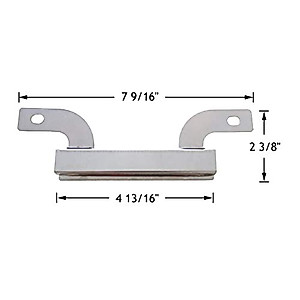 YIHAM KC637 BBQ Grill Stainless Steel Crossover Carryover Burner Tube Channel Replacement Parts for Select Models by Brinkmann, Charmglow Gas Grills, Set of 3