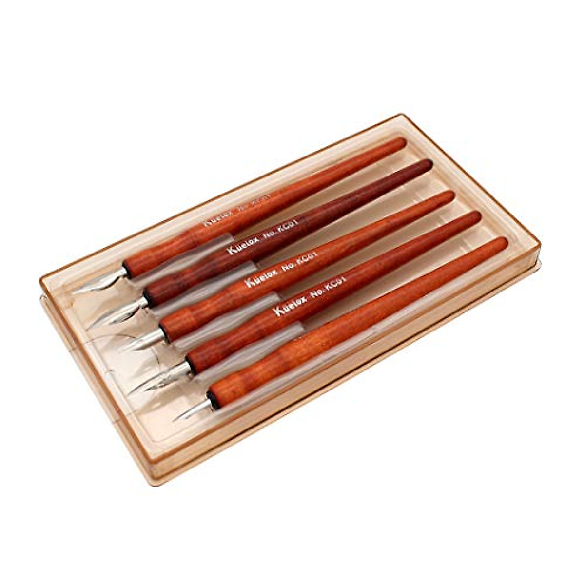Hillento Comic Dip Pen Set, 5 Wooden Pen Handler Artist Cartoon Pen Set Calligraphy Dip Pens with 5 Nibs - Great for Manga/Comic/Calligraphy/Word Art/Pen-and-Ink Drawing