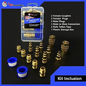 Premium Sandblaster, Oil Water Separator, Air Fittings Bundle