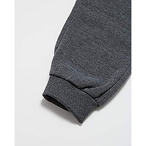 Coney Island Boy’ Sweatpants – 4 Pack Active Fleece Jogger Pants (Size: 4-16), Size 8, Black/Charcoal/Heather Grey/Navy