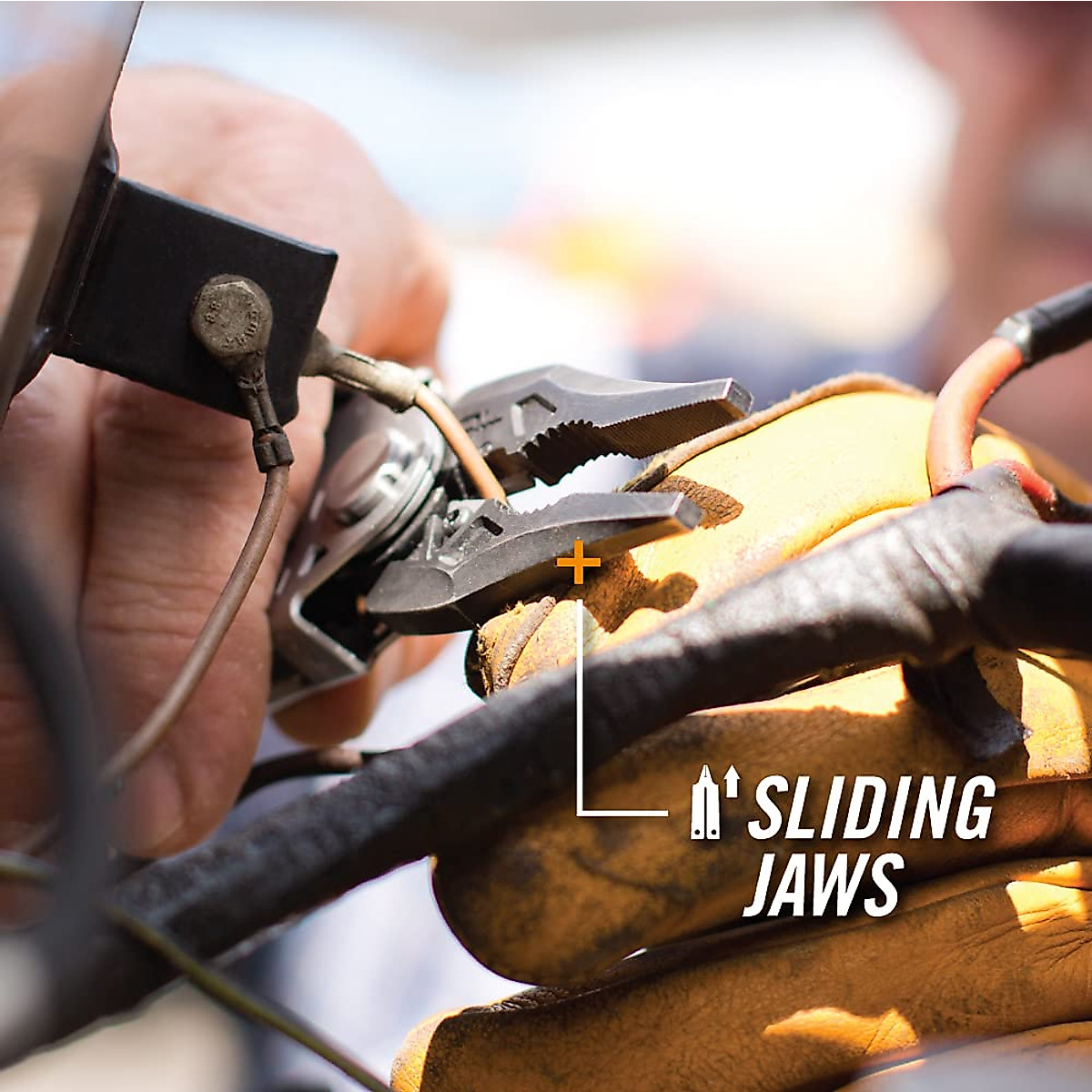 Gerber Gear Center-Drive Multitool Bit Set with Pliers, Knife & More - Silver Tool, Coyote Brown Sheath