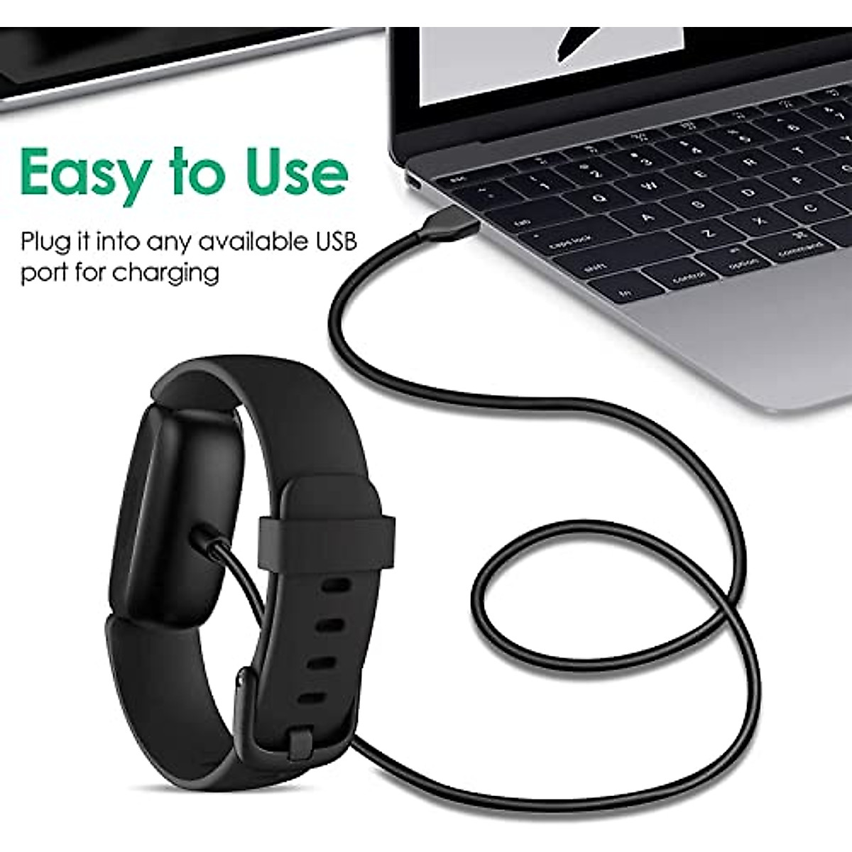 Charger Cable for Fitbit Inspire 2 & Ace 3, for Fitbit Inspire 2 Fitness Tracker, Replacement Charging Cable Accessory for Fitbit Ace 3 (1m/3.3ft)