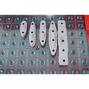 Milton Bradley Battleship Game Replacement Ship Set of 5