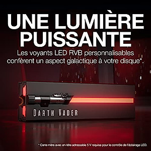 Seagate Lightsaber Collection Special Edition FireCuda SSD 1TB Solid State Drive - M.2 PCIe Gen4 ×4 NVMe 1.4, up to 7300MB/s, Customizable RGB LED Lightsabers (ZP1000GM3A053)