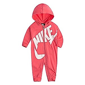 Nike Baby Hooded Coverall, Pink Nebula, 9 Months