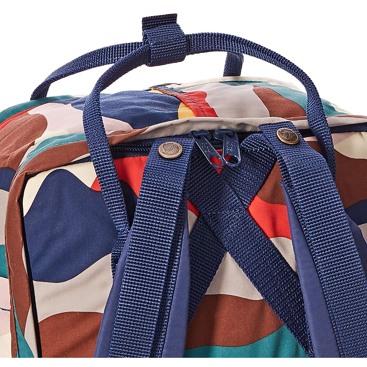 FJALL RAVEN(フェールラーベン) Men's Official Amazon Product Backpack, Summer LANDSAPE