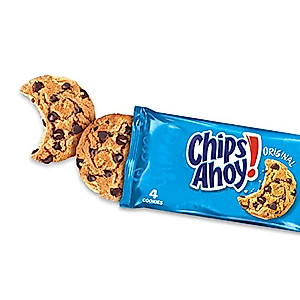 CHIPS AHOY! Original Chocolate Chip Cookies, 48 Snack Packs (4 Cookies Per Pack, 4 Boxes)