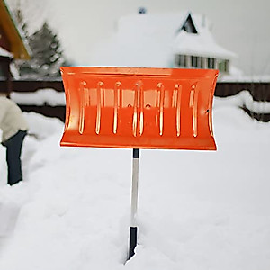 BESPORTBLE Household Ice Scraper Snow Shovel Snow Cleaning Pusher Ice Scraper Frost and Snow Removal Emergency Snow Tools for Driveway Pathway Car Trunk Vehicle Camping Garden Beach Snow Shovel