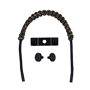 SOPOGER Archery Bow Wrist Sling Adjustable Hunting Wrist Strap Braided for Compound Bow Target Shooting Accessories (Camo)