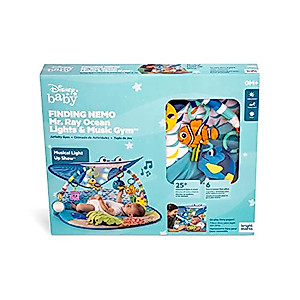 Bright Starts Disney Baby Finding Nemo Mr. Ray Ocean Lights & Music Gym, Ages Newborn +