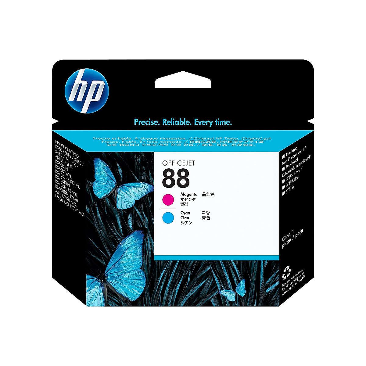 HP 88 | Ink-Printhead | Magenta & Cyan | C9382A