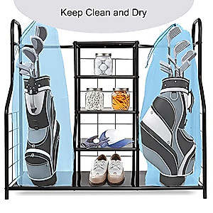 Dust Cover Big Plastic Drawstring Bags Multi-Purpose for Storage and Keeping Golf's Bag Good for Household Organizing Reusable Set of 2