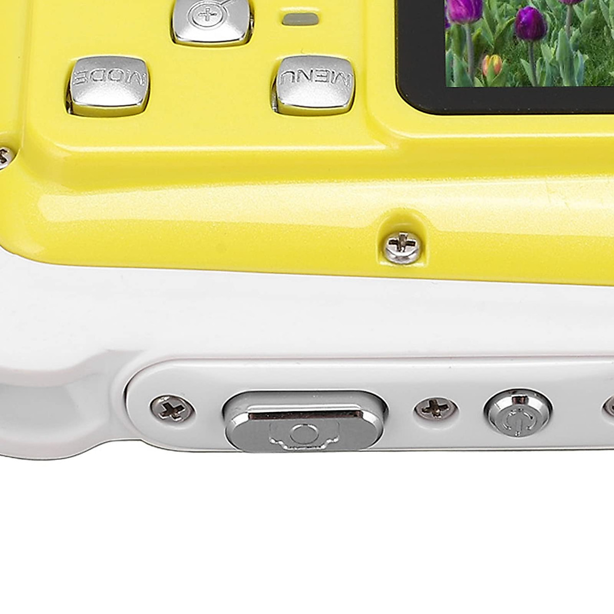 8X HD Children Digital Camera,2 Inch Waterproof TFT HD Digital Camera,12MP&5MP Dual Cameras,Mini Cute Children Toys Gifts for Boys Girls,USB 2.0 Port (Yellow)