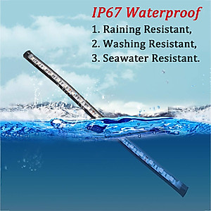 Boaton Marine Boat Navigation Lights, Night Fishing No Drilling Install Bow Lights Running For Pontoon Bass Jon Jet Ski Kayak